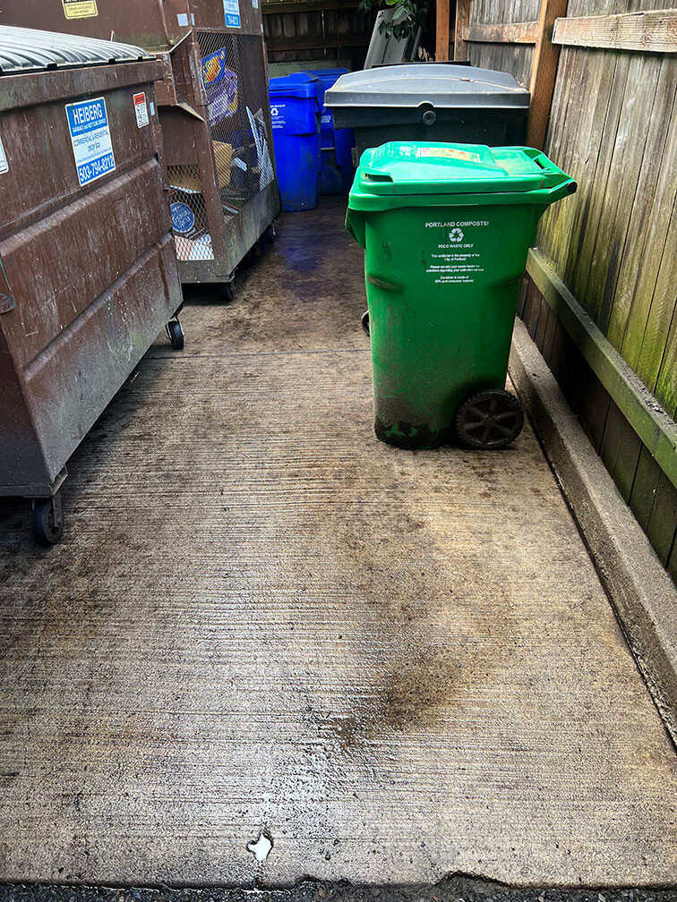 Pressure Washing Trash Enclosures - Business Cleaning Solutions